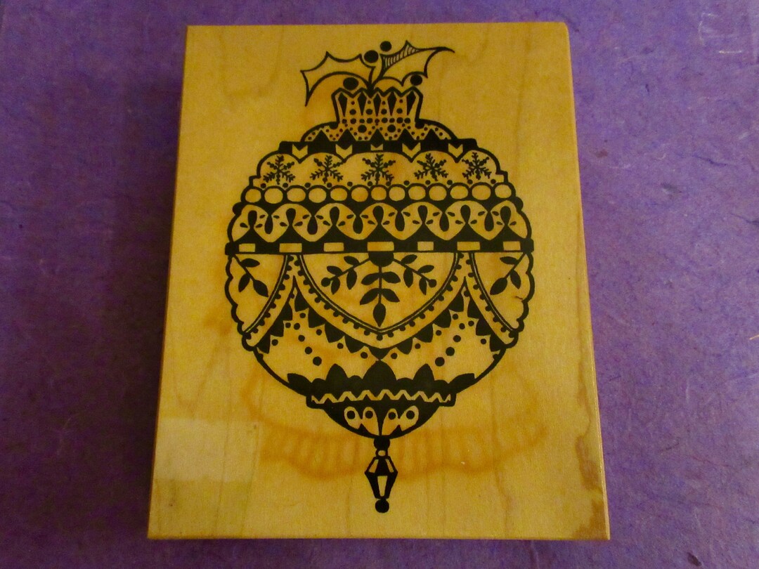 Vintage PSX Christmas Ornament Rubber Stamp K-1310 New and Unused - Etsy