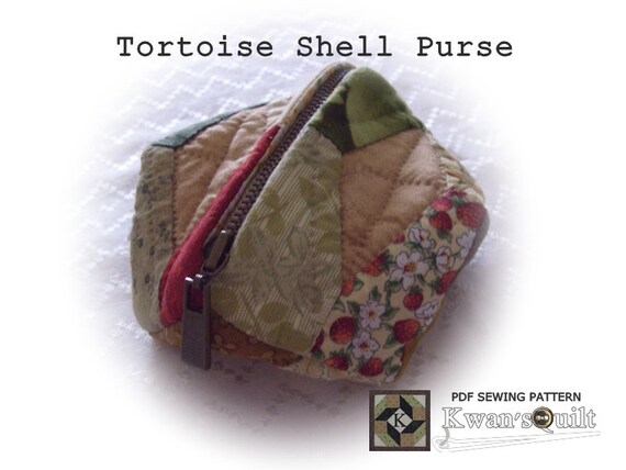Tortoise Shell Purse PDF PATTERN and TUTORIAL | Etsy