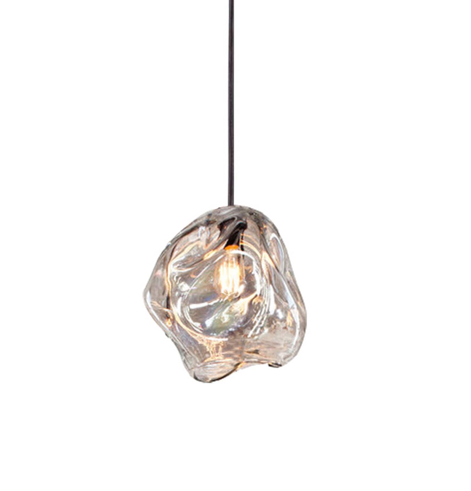 Blown Glass Pendant Light 6.5" / Blown Glass Lighting, Pendant Light ...