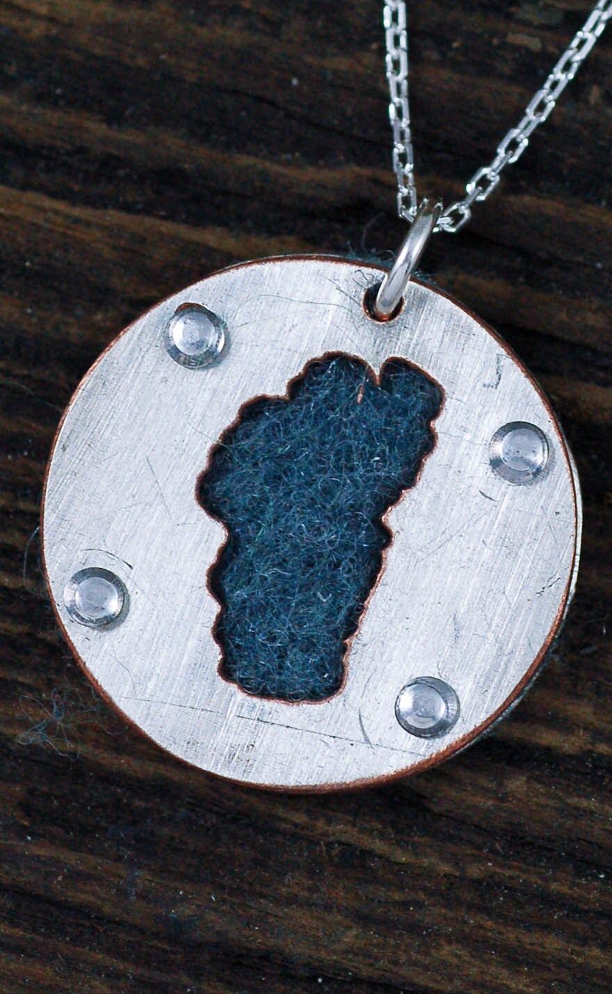 Lake Tahoe Felt Pendant - Etsy