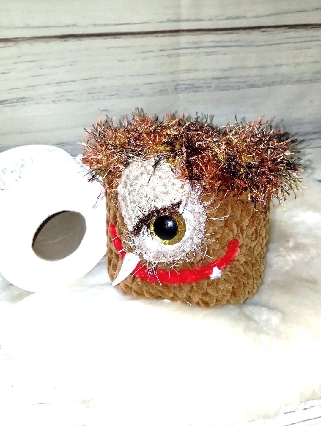 Cute Monster Funny Toilet Hat – Toilet Paper Cozy With One Eye - Etsy
