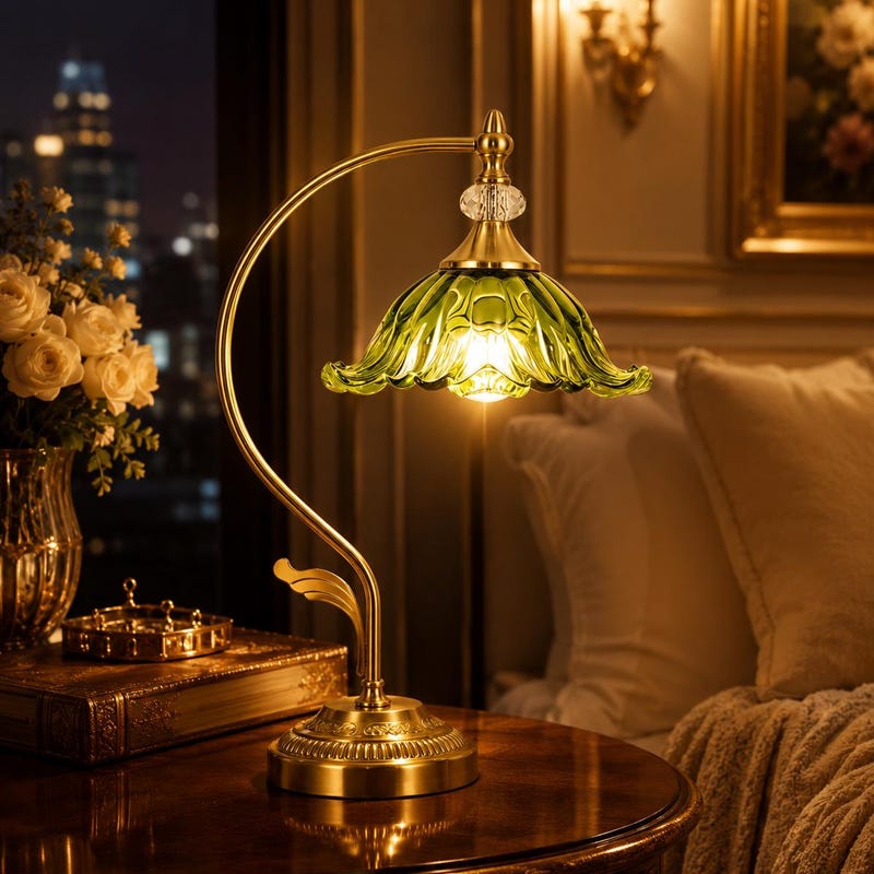 Brass Battery Table Lamp - Etsy