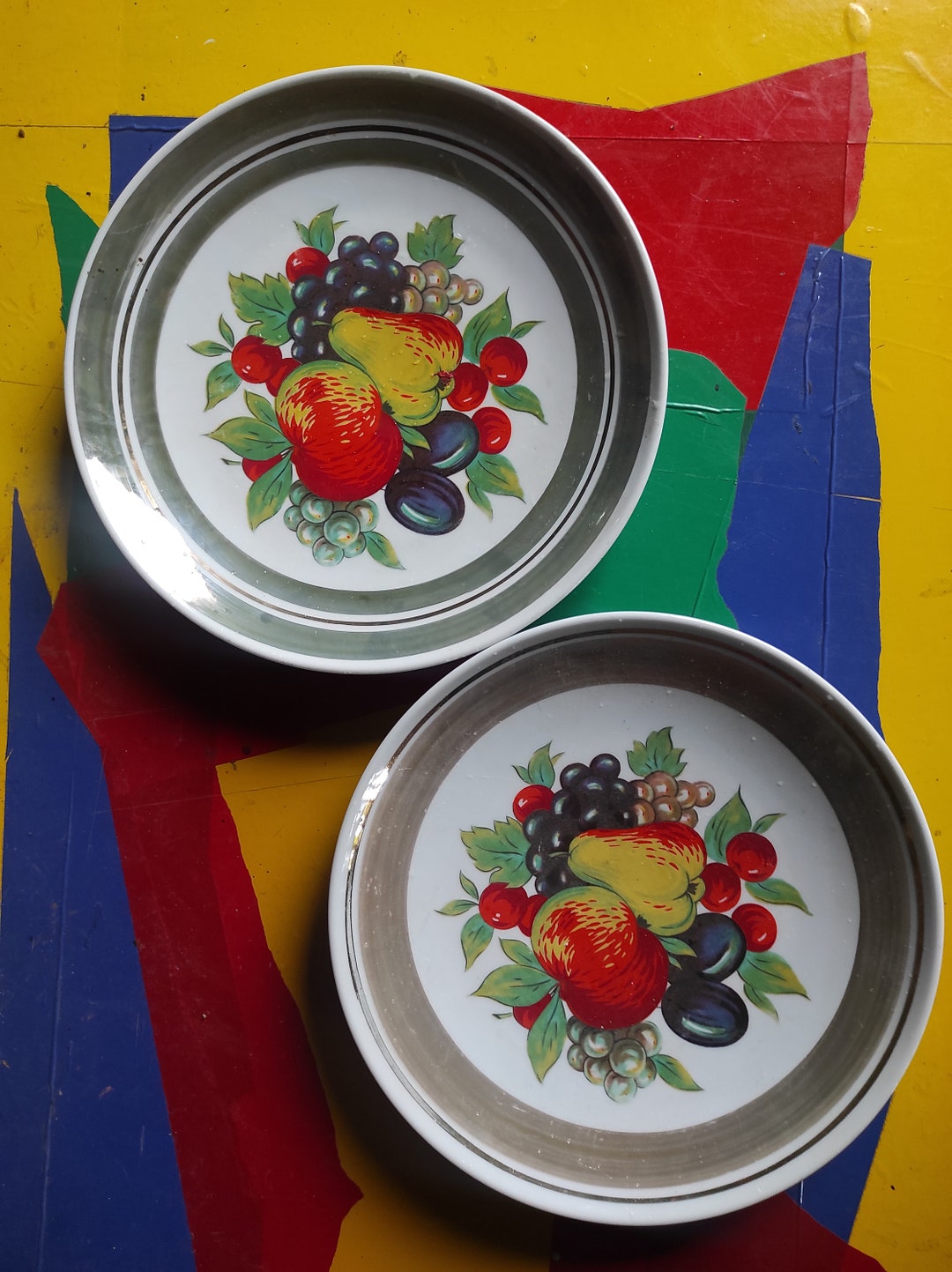Titov Veles Porcelain Plates - Set of Two - Etsy