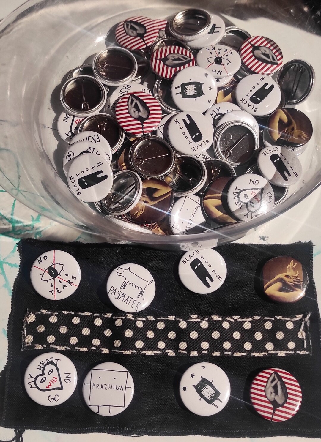 Pin & Sticker Pack Set of 6 Pins and 5 Stickers - Etsy