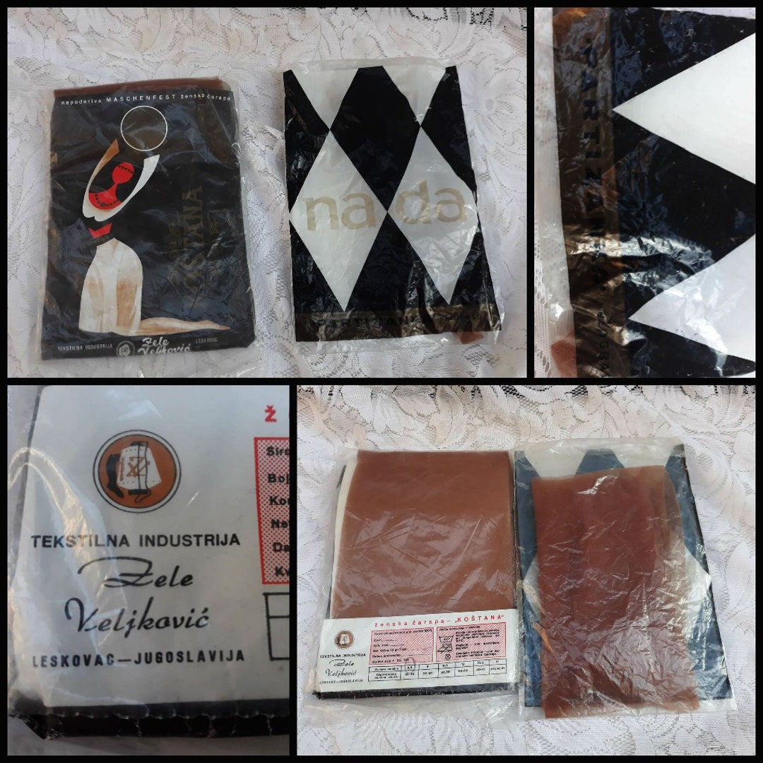 Vintage Halter Socks Yugoslavia's Fashion - Etsy