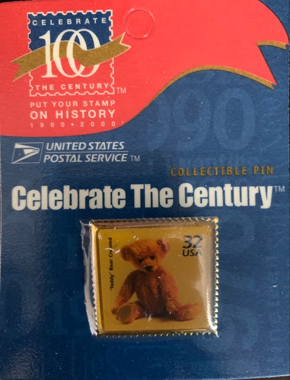 USPS Celebrate the Century Collectible Stamp Pin Vint… - Gem