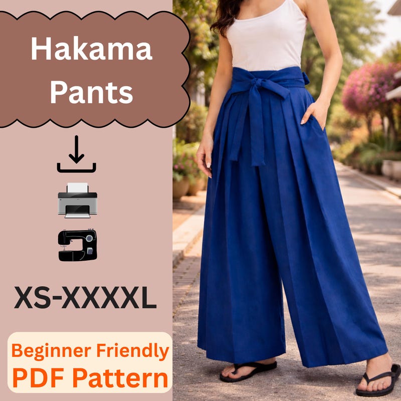 Hakama Style Trousers - Etsy
