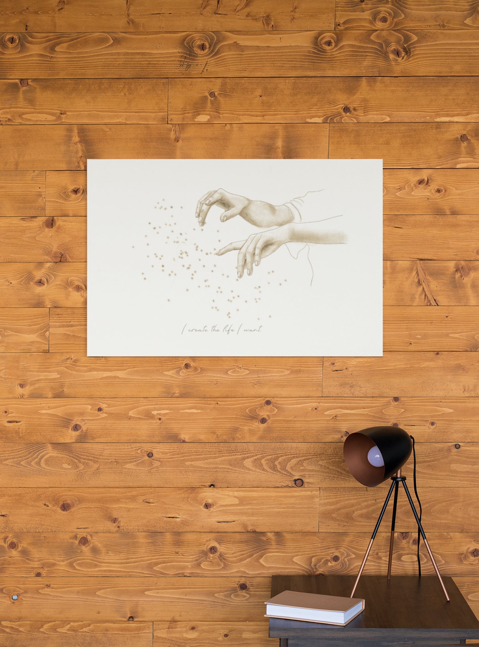 I Create the Life I Want - Affirmative Art - Digital Printable ...