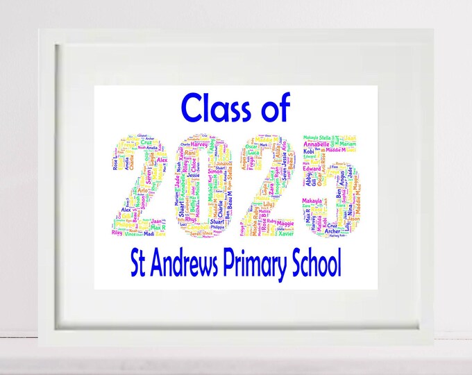 School Leavers Book | Personalised Leavers Book | Autograph Book | Year ...