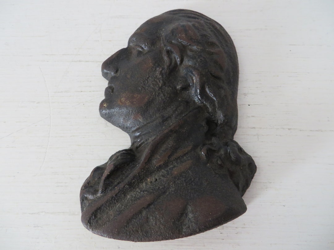 Vintage Cast Iron George Washington Wall Plaque - Presidential Decor - Etsy