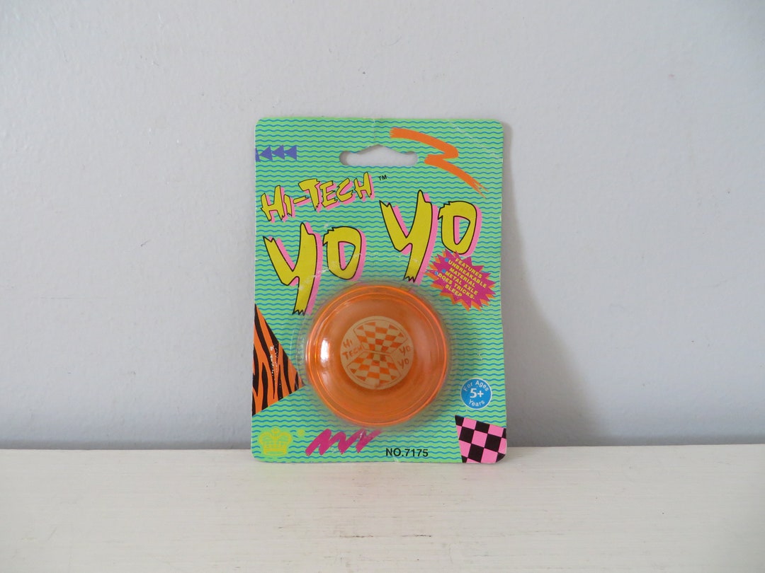 Vintage Hi-tech Yoyo - Model No. 7175 - Neon Orange - NOS - Etsy