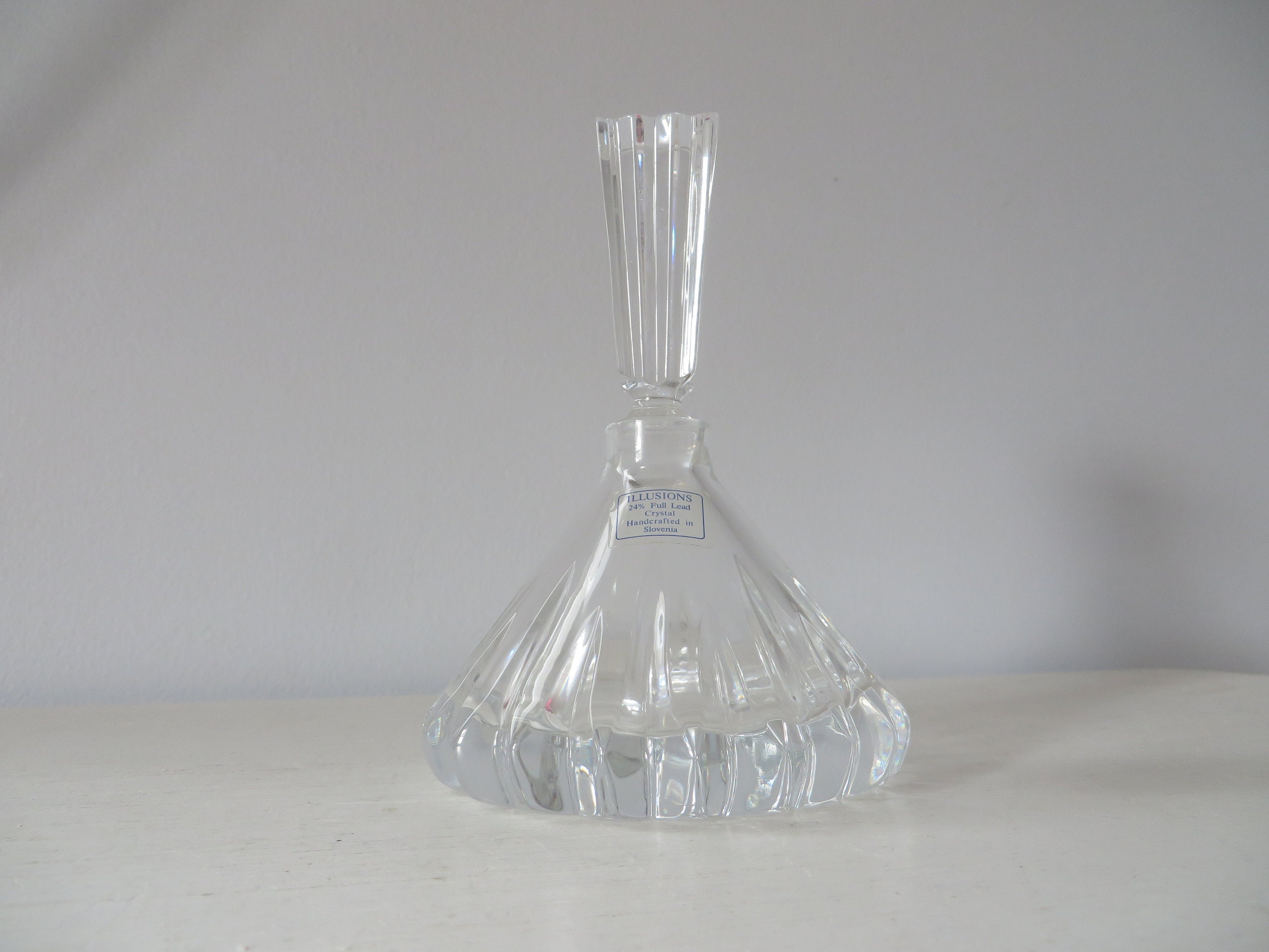 Vintage Crystal Perfume Decanter Bottle with Stopper | Etsy