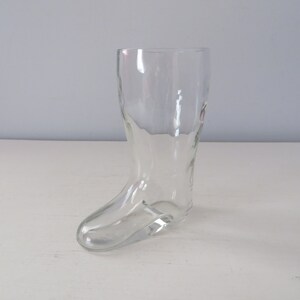 Vintage Clear Boot Shaped 10 Oz Drinking Glass - Etsy
