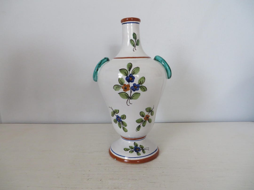 Vintage Deruta Majolica Hand Painted Bud Vase - Italian Pottery ...