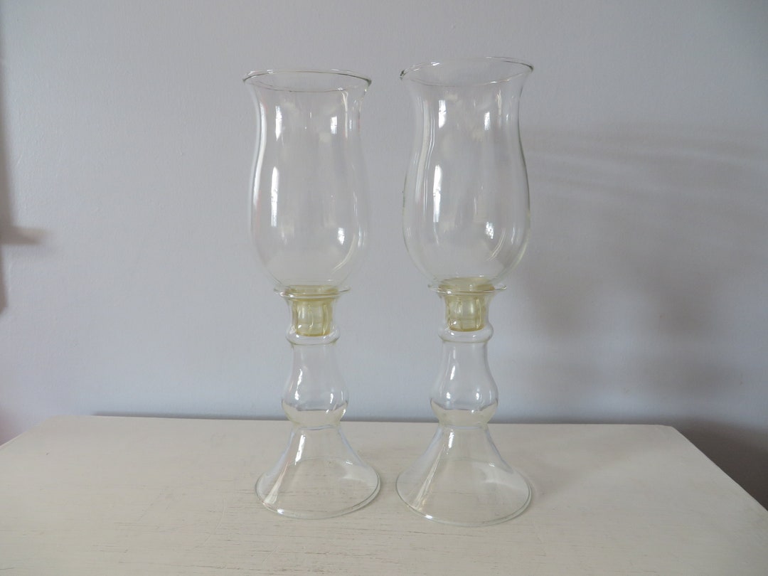 Vintage Pyrex "the Un-candle Plantation Candle Stick Set" - Pair of ...