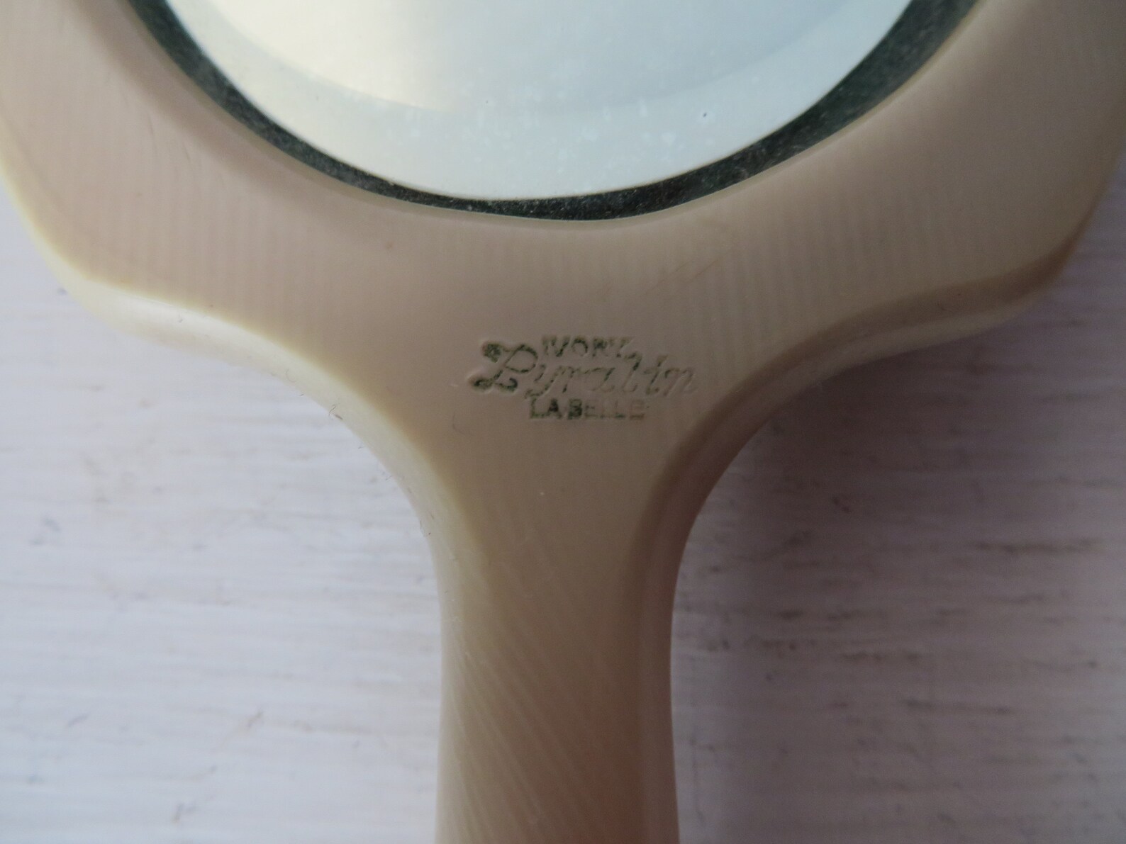 Vintage Ivory Pyralin La Belle Hand Mirror | Etsy