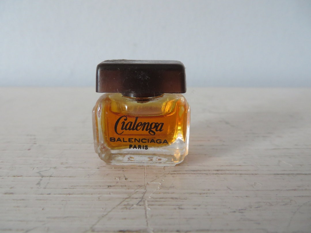 Vintage Cialenga Balenciaga Paris - Mini Perfume Bottle - 1970's ...