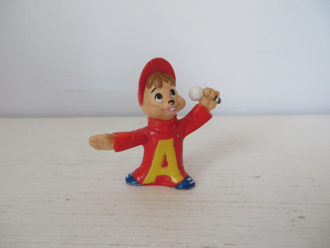 Vintage Alvin and the Chipmunks alvin With His Microphone PVC Figurine ...