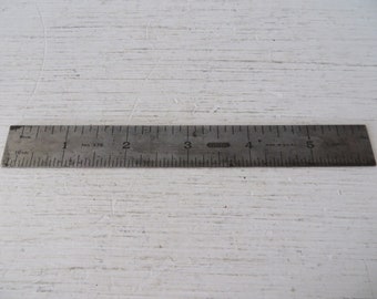 Vintage Pioneer 6" Rigid Steel Rule - No. 1503 - Precise Measuring ...