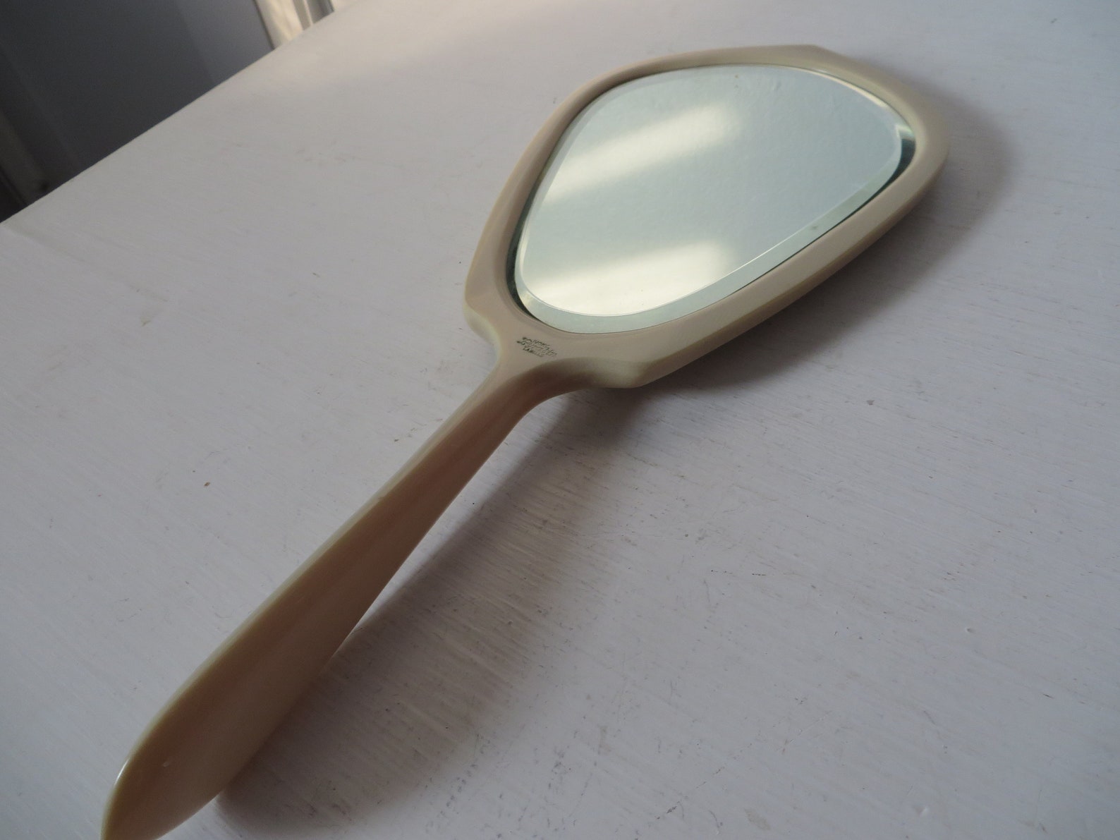 Vintage Ivory Pyralin La Belle Hand Mirror | Etsy