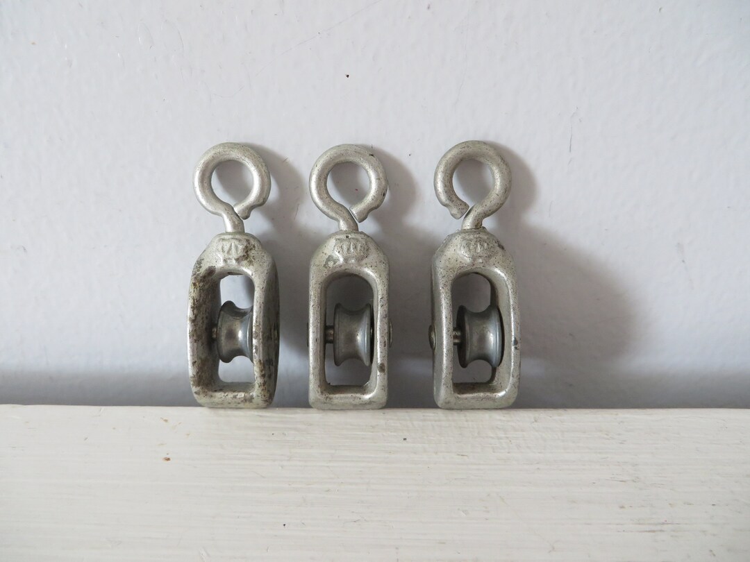 Vintage Wilcox Crittenden Small Pulleys - Set of Three - Etsy