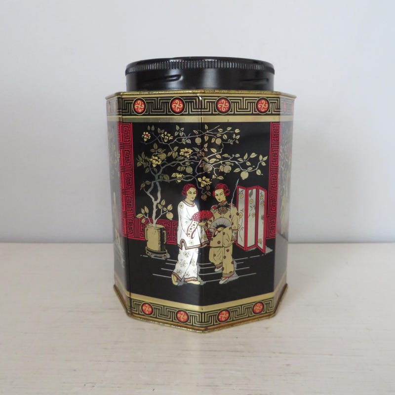 Octagon Biscuit Tin - Etsy