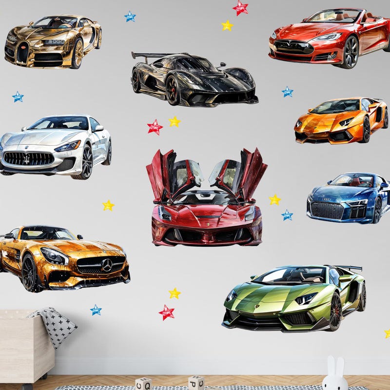 Bugatti Wall Stickers - Etsy