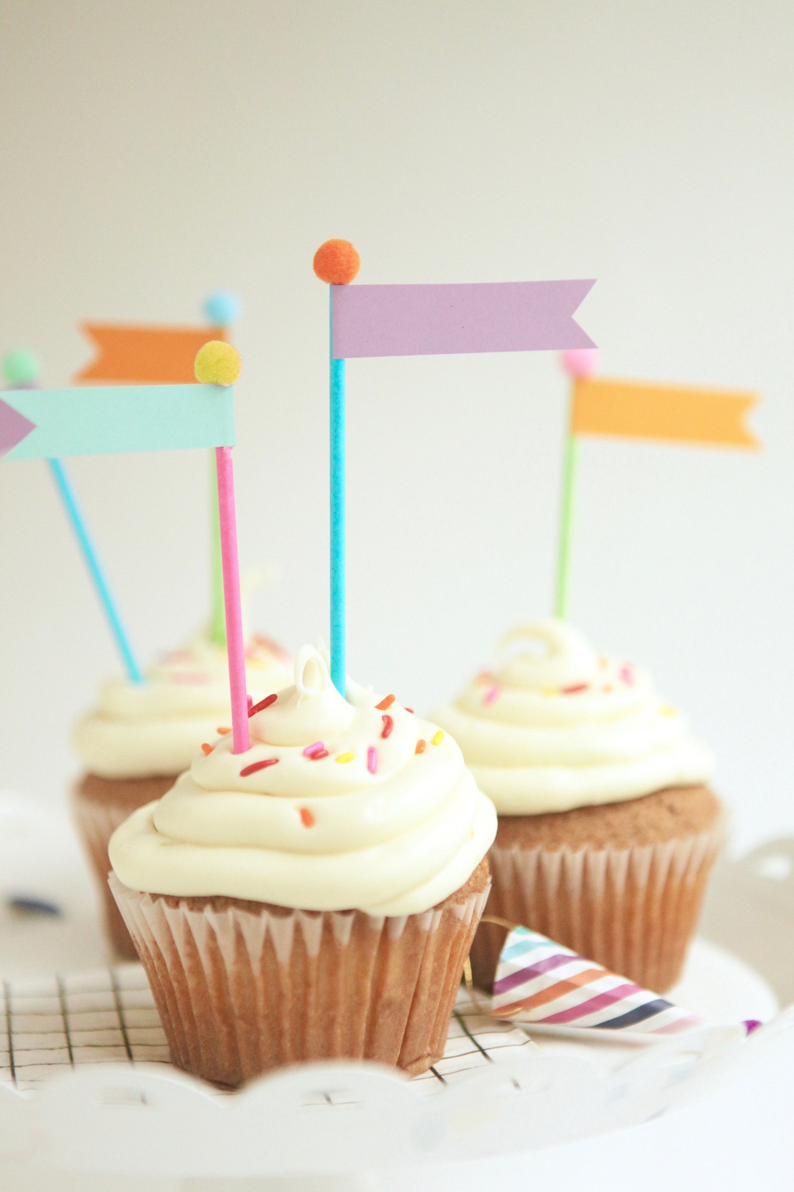 Flag Cupcake and Cake Toppers - Etsy