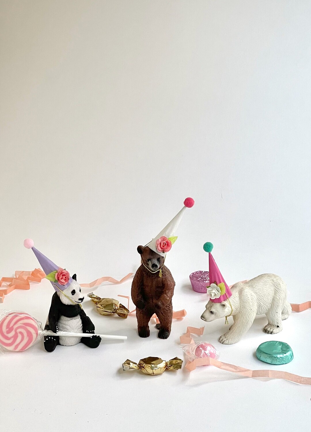 NEW Mini Princess Party Hats for Animals Dolls and Dinosaurs - Etsy