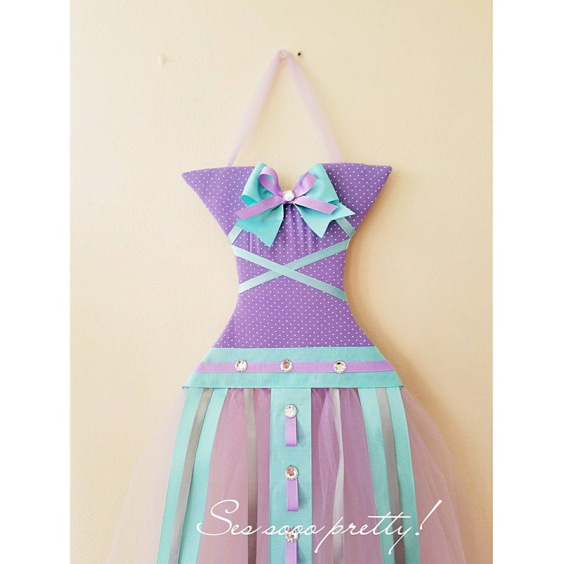 Tutu dress clip holder Baby girl headband Bow organizer | Etsy