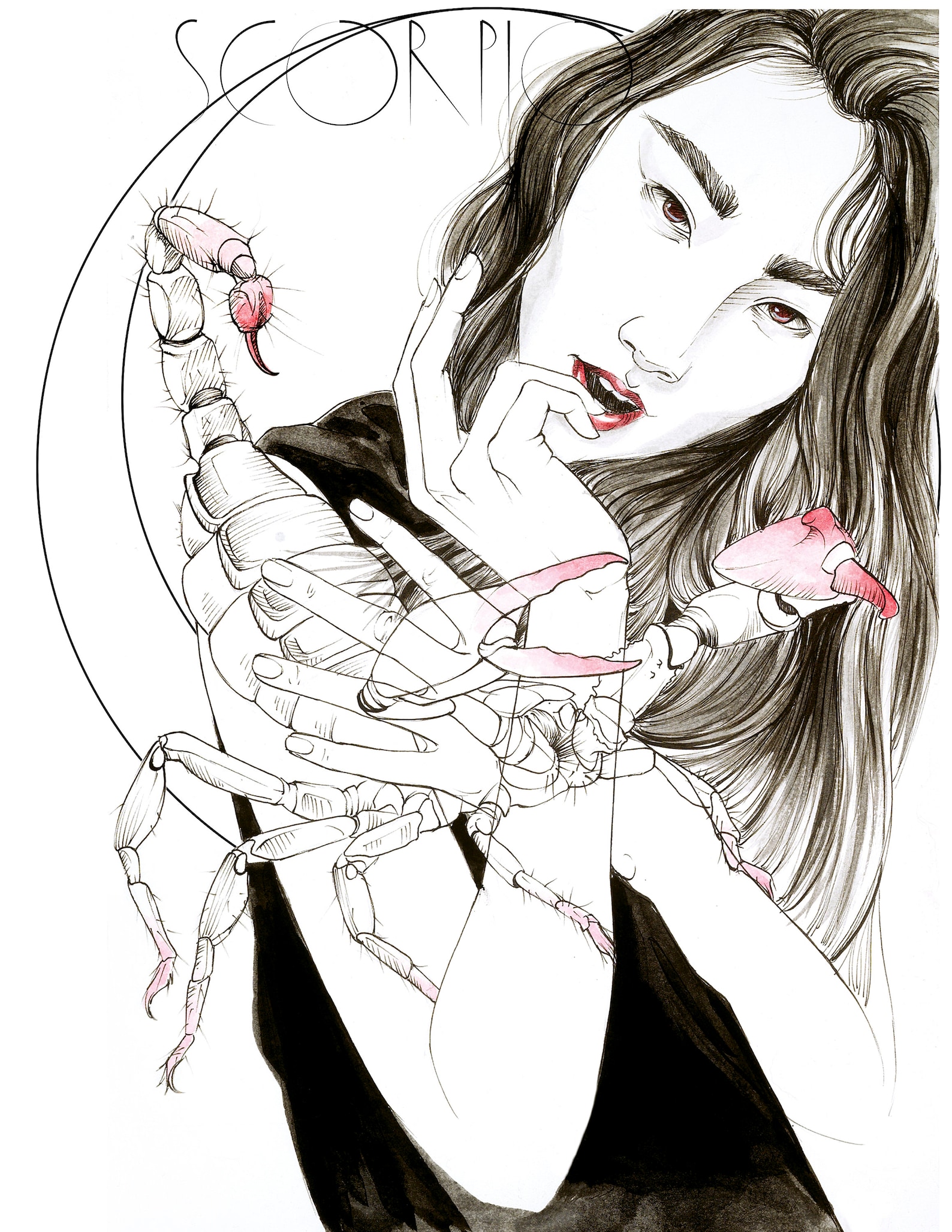 Scorpio Zodiac Fine Art Giclée Print Scorpio Wall Art - Etsy