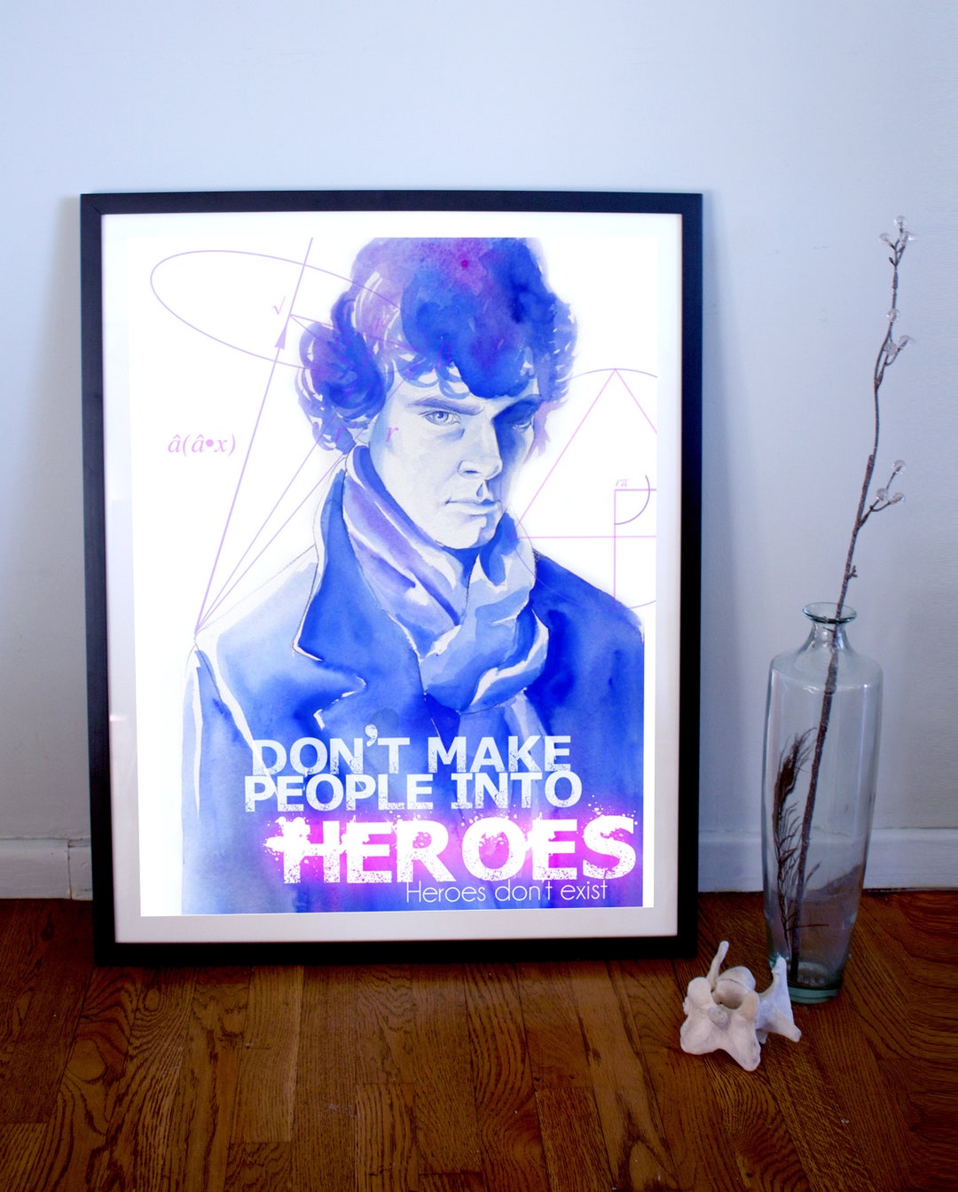 Sherlock Art Print, Sherlock Poster, Sherlock Print, Don't Make People ...