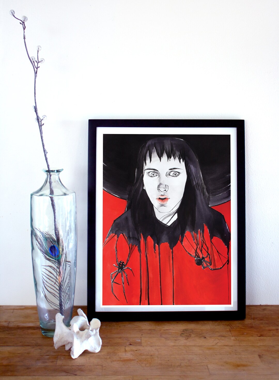 Lydia Deetz (beetlejuice) Art Print, Lydia Deetz Poster, Beetlejuice ...