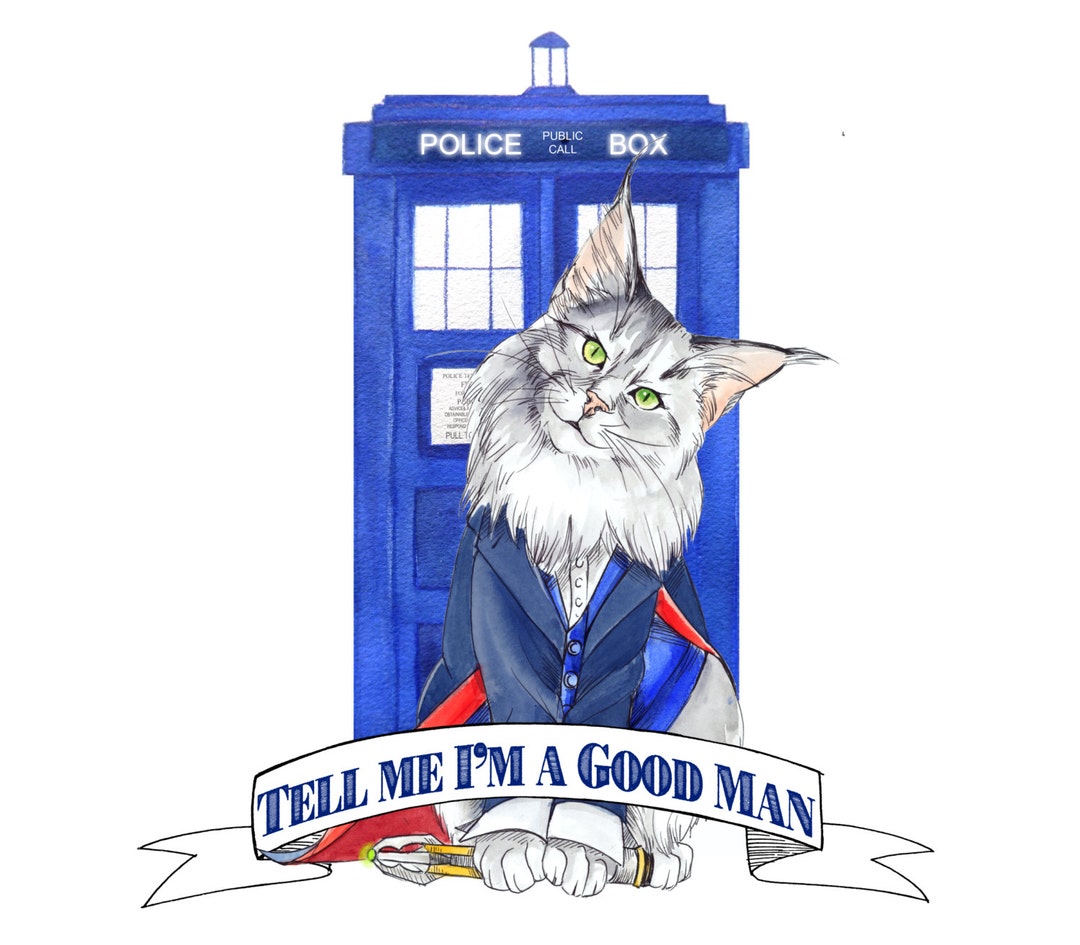 Doctor Mew: Doctor Who Cats, New Series War Doctor-12th Doctor Poster ...