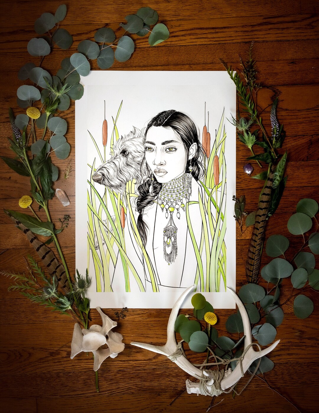 Celtic Tree Zodiac Giclée Fine Art Print| Reed Zodiac| Mythology ...