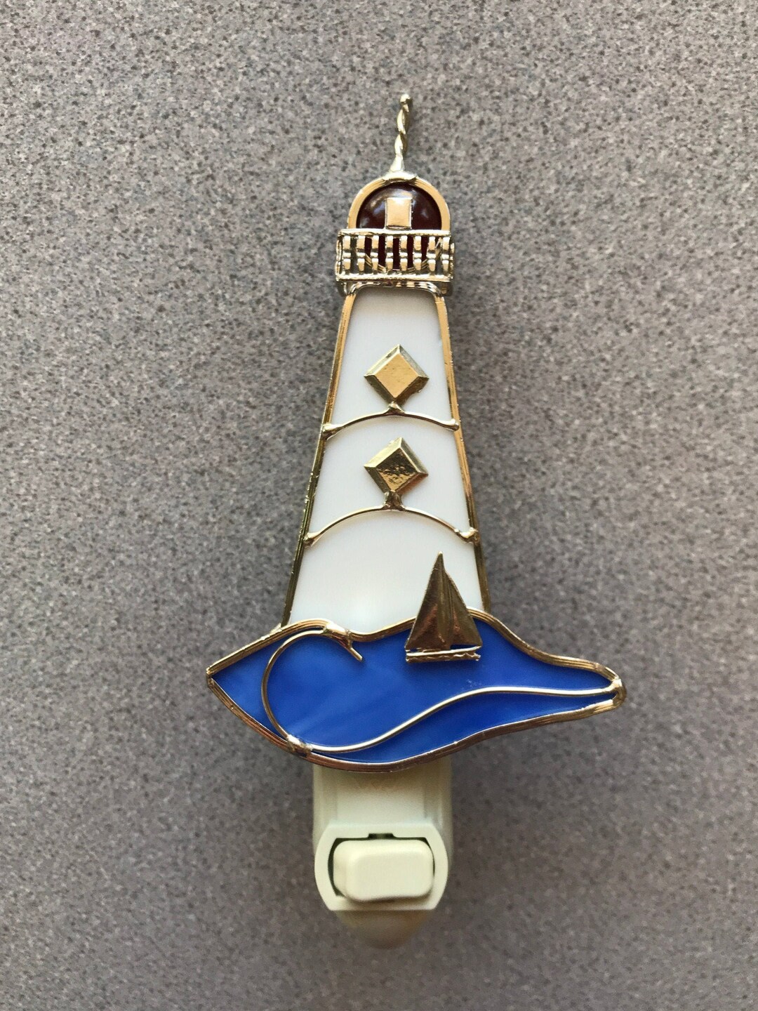 Light House Night Light | Stained Glass Night Light - Etsy