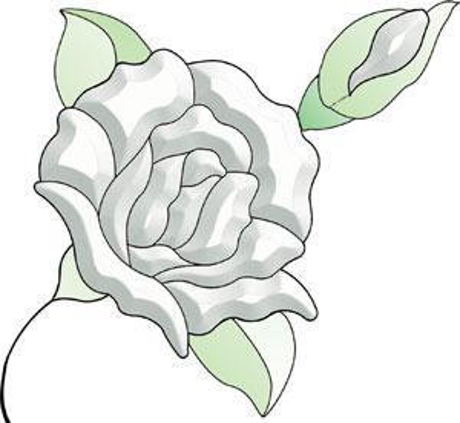 Rose Bevel Cluster - Clear Precut Kit | Stained Glass Precut Bevel Kit ...