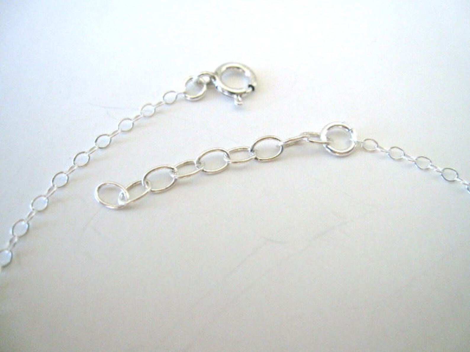 Slave Bracelet Hand Chain // Sterling Silver Chain and 3 - Etsy