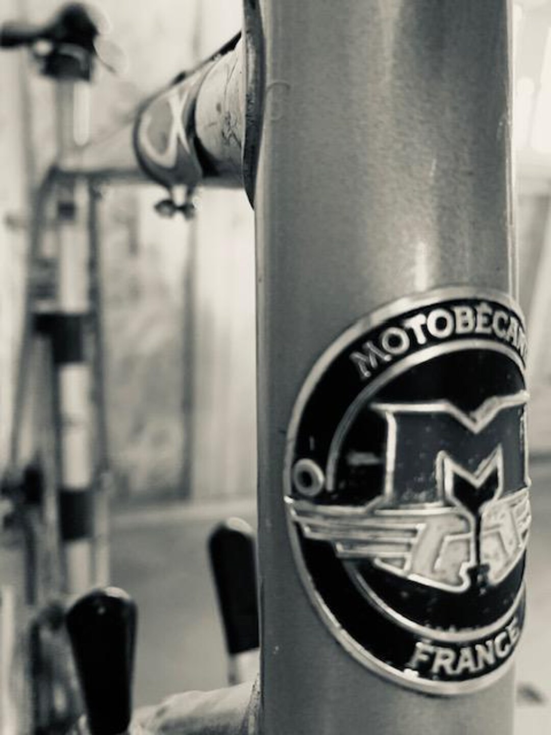 Old Motobecane Bicycle Photo - Etsy
