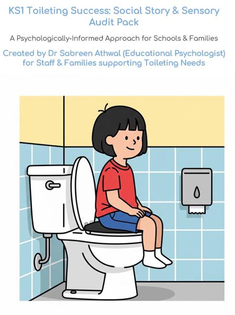 KS1 Toileting Sensory Audit, Neuroaffirming Potty Training Support ...