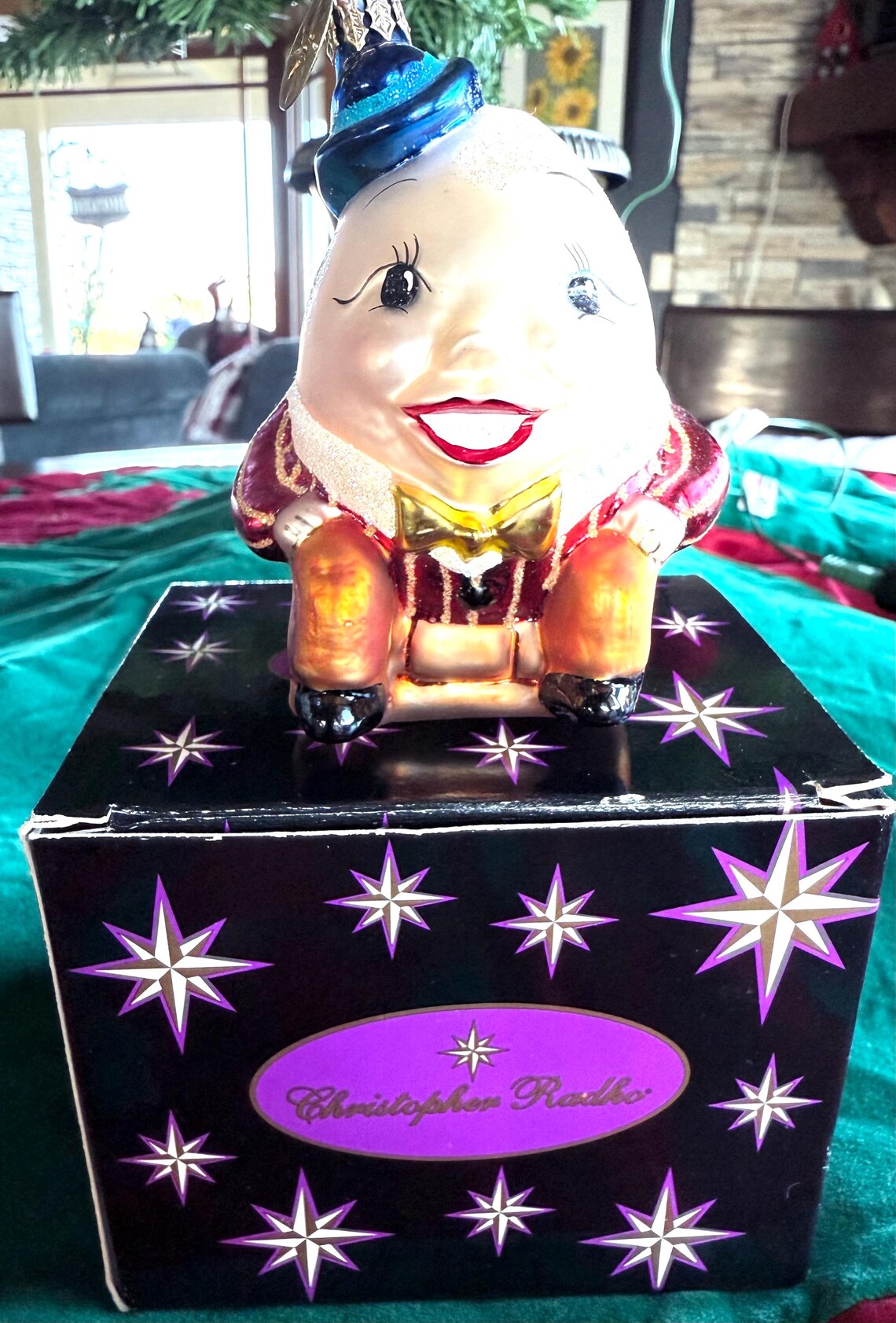 Christopher Radko LEGENDS of the FALL Humpty Dumpty Glass Ornament ...