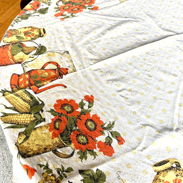 Fall Tablecloth - Etsy