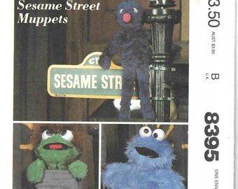 Fraggle Rock Red and Gobo Puppet Pattern Butterick 3855. Jim Henson's ...