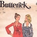70s Wrap Dress Pattern Butterick 6551. Size 12 Bust 34. Wrap Dress ...