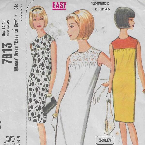 Shift Dress Pattern - Etsy