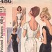 60s Junior Sheath Dress Pattern Simplicity 5486. Size 13 Bust 33 or ...