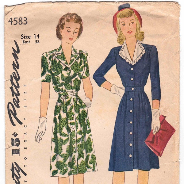 40s Dress Patterns - Etsy