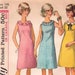 80s Very Easy Vogue Dress Pattern 8564 Size 6-8-10 Bust 30.5-32.5 In ...