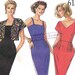 90s Fitted Dress Pattern New Look 6132 Uncut/ff Sizes 8-18 Bust 31.5-40 ...
