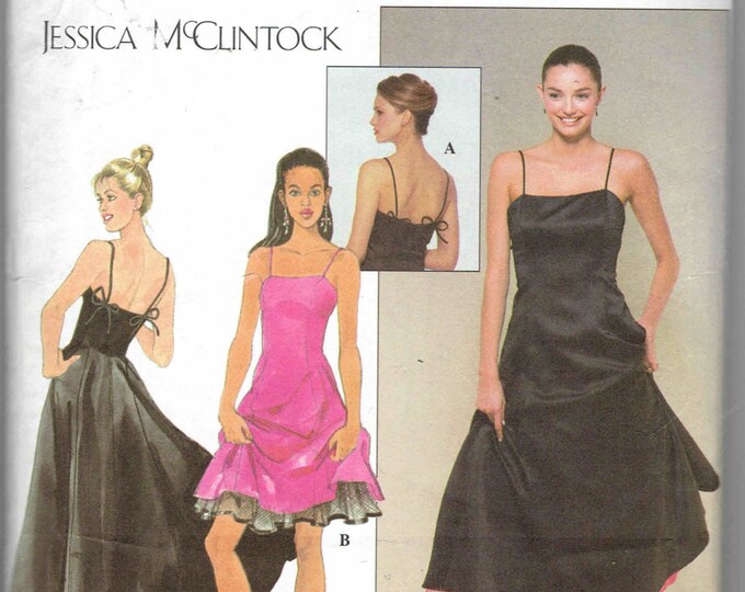 Jessica Mcclintock Formal Prom Dress Pattern Simplicity 8917. Corset ...